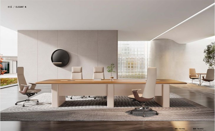 China Customized Multi-Person Office Conference Table Meeting Desk ...